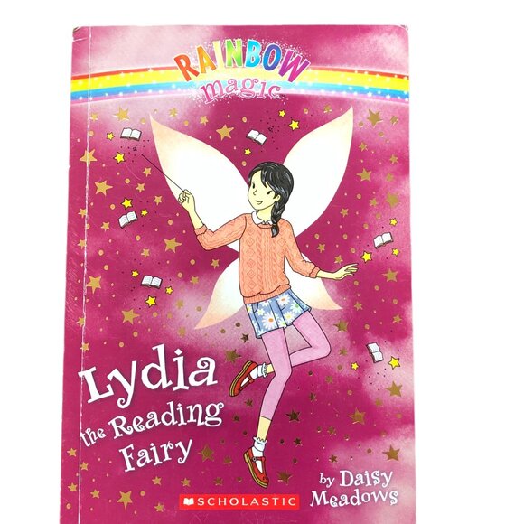 Daisy Meadows | Other | Rainbow Magic Lydia The Reading Fairy Daisy ...